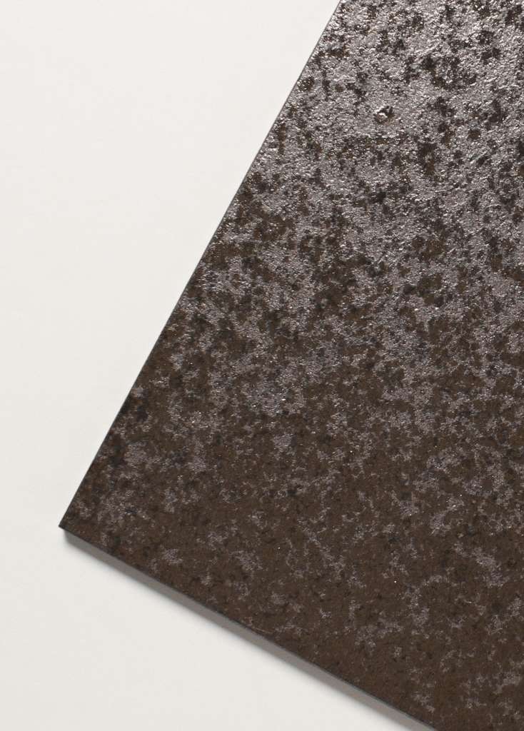 Metallic lava stone tiles - Made a Mano