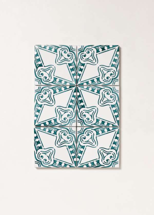 Patterned terracotta tiles - Made a Mano
