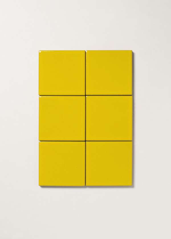 Yellow kitchen wall tiles - Made By Made a Mano.