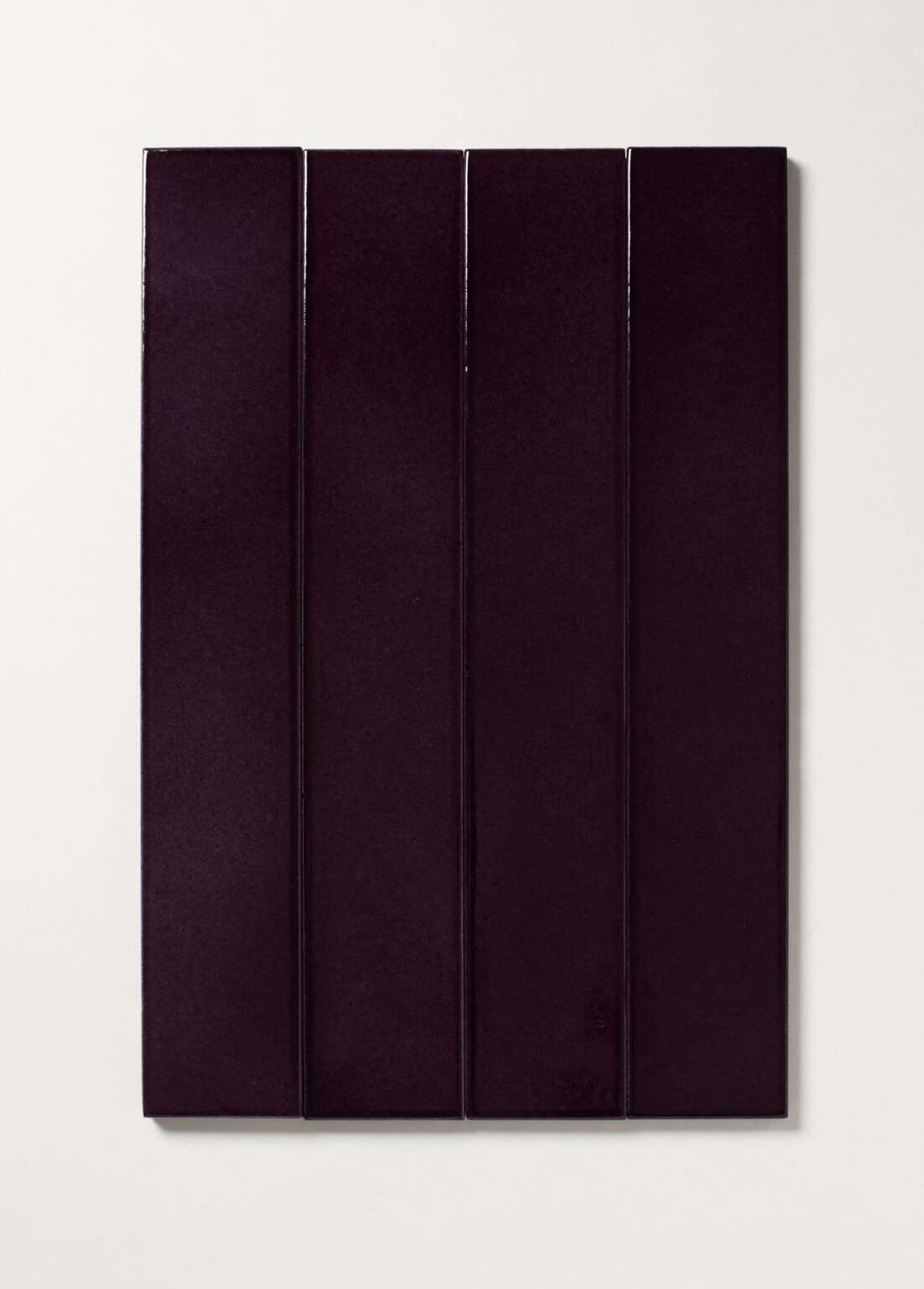 Wine red tiles for kitchen backsplash - By Made a Mano.