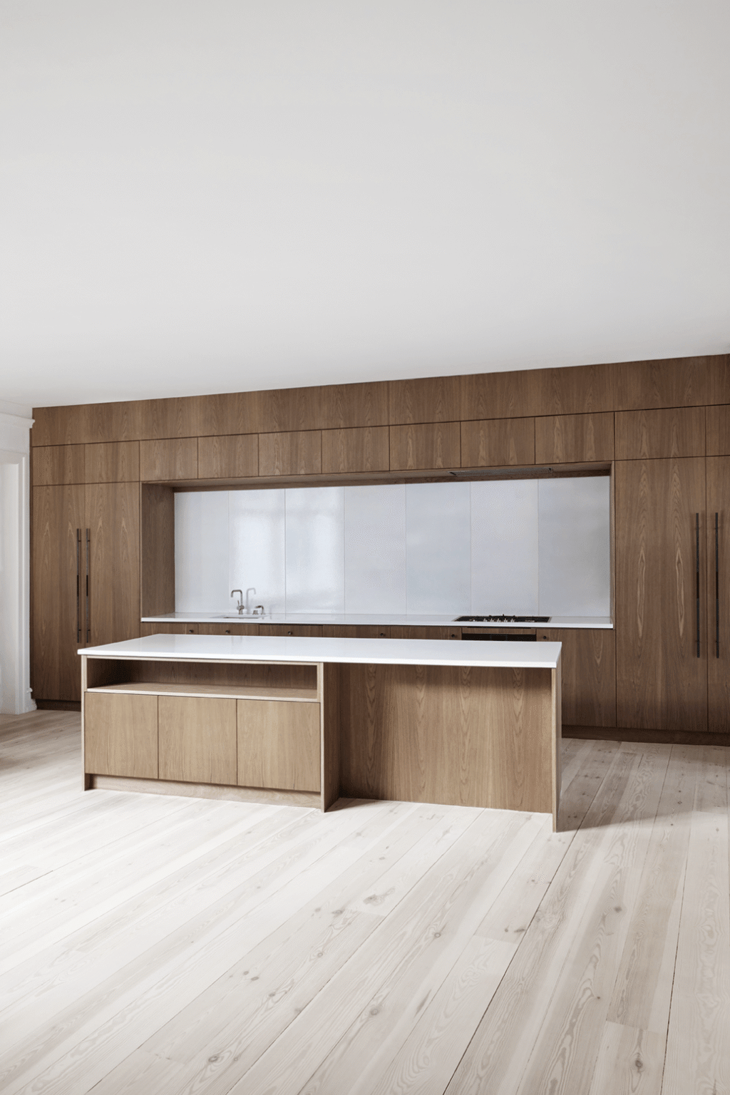 Natural honed lava stone dining area - Made a Mano