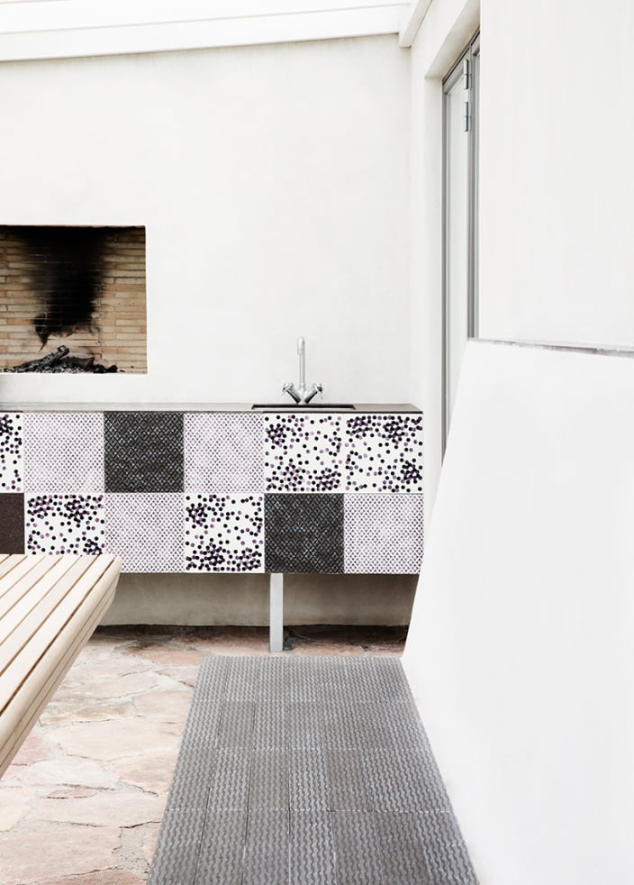 Outdoor lava stone kitchen - Made a Mano